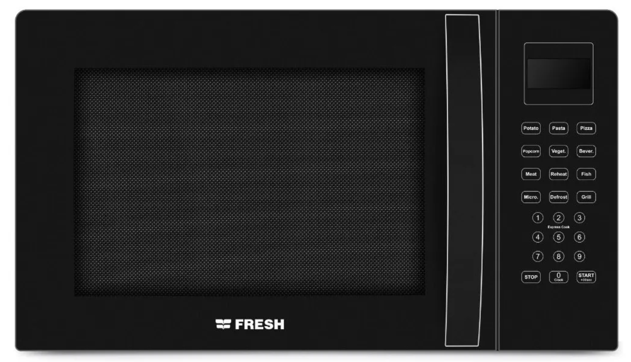 Fresh FMW-42KCG-BW Microwave With Grill, 42 Liter, 1000 Watt - Black ...